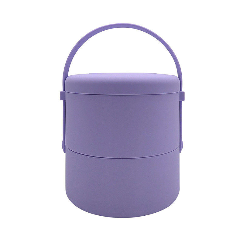 Double Layer Bento Lunch Box LeakProof Stackable Lunch Containers For ...